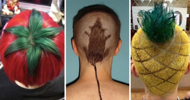 Top 7 Bizarre Hairstyles of All the Time - Weird Worm