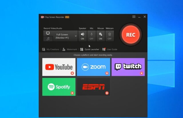 Top 7 Features of iTop Screen Recorder - Weird Worm