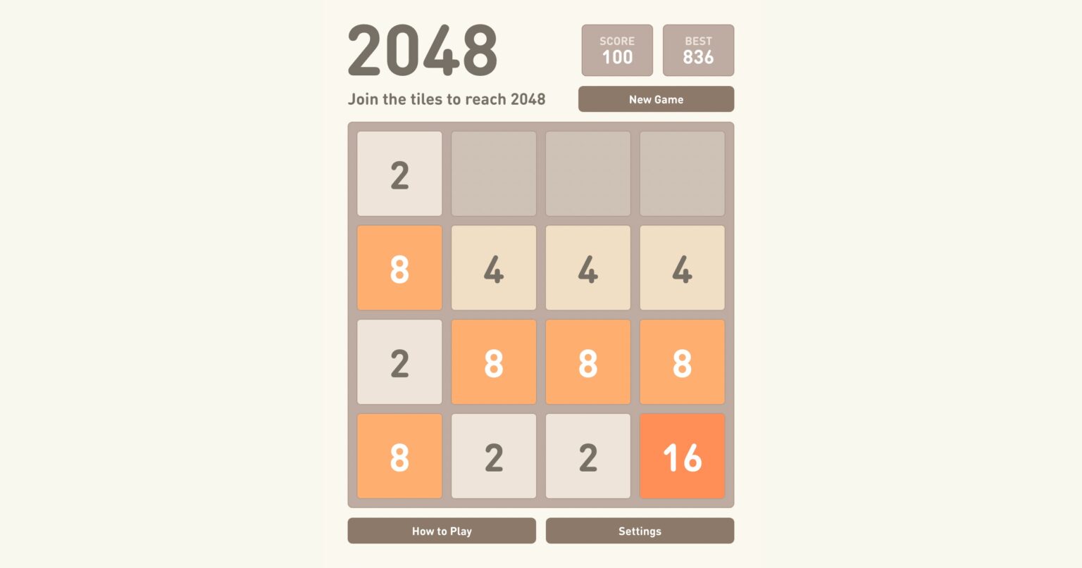 Everything You Should Know About 2048 Game - Weird Worm